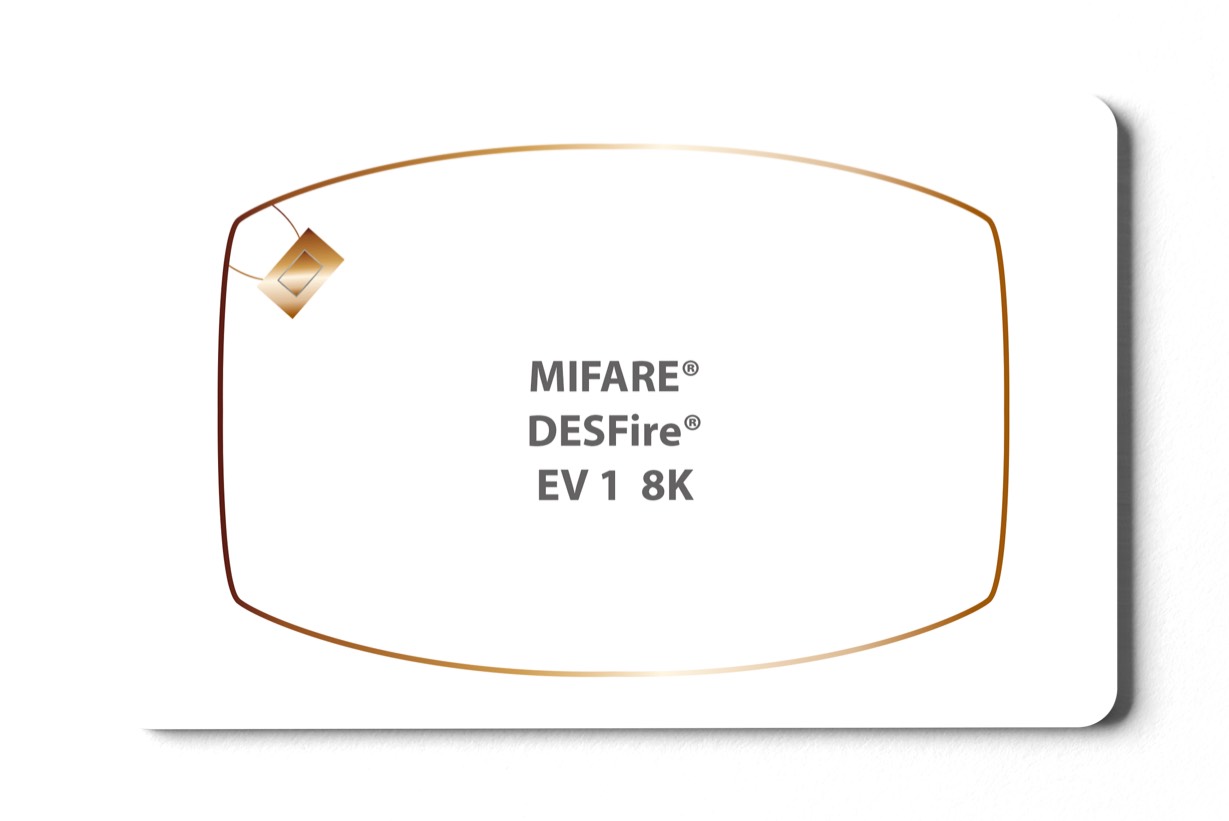 Mifare DESFire EV1 8K Karte blanko weiss | Cardmart - Online Shop